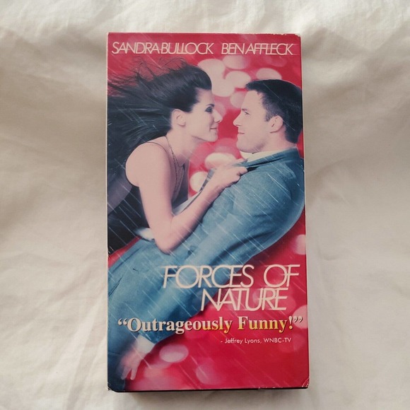 Dreamworks | Media | Forces Of Nature Vhs 999 Sandra Bullock Ben Affleck Dream Works | Poshmark